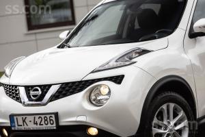 White Nissan Juke 2018 in Jelgava, with an engine capacity of 1.20 L and mileage of 158 thousand km for 7999 €, photo  on AUTOMOTO.COM.LV