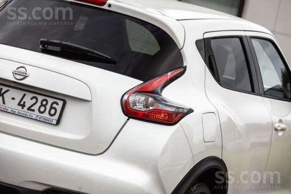 Balts Nissan Juke 2018 Jelgava, ar dzinēja tilpumu 1.20 L un nobraukumu 158 tūkst. km par 7999 €, foto 9 vietnē AUTOMOTO.COM.LV