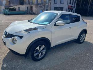 Nissan Juke 2019 Kelmė vietnē Balts Nissan Juke 2019 Kelmė, ar dzinēja tilpumu 1.46 L un nobraukumu 206 tūkst. km par 7200 €, foto 1 vietnē AUTOMOTO.COM.LV