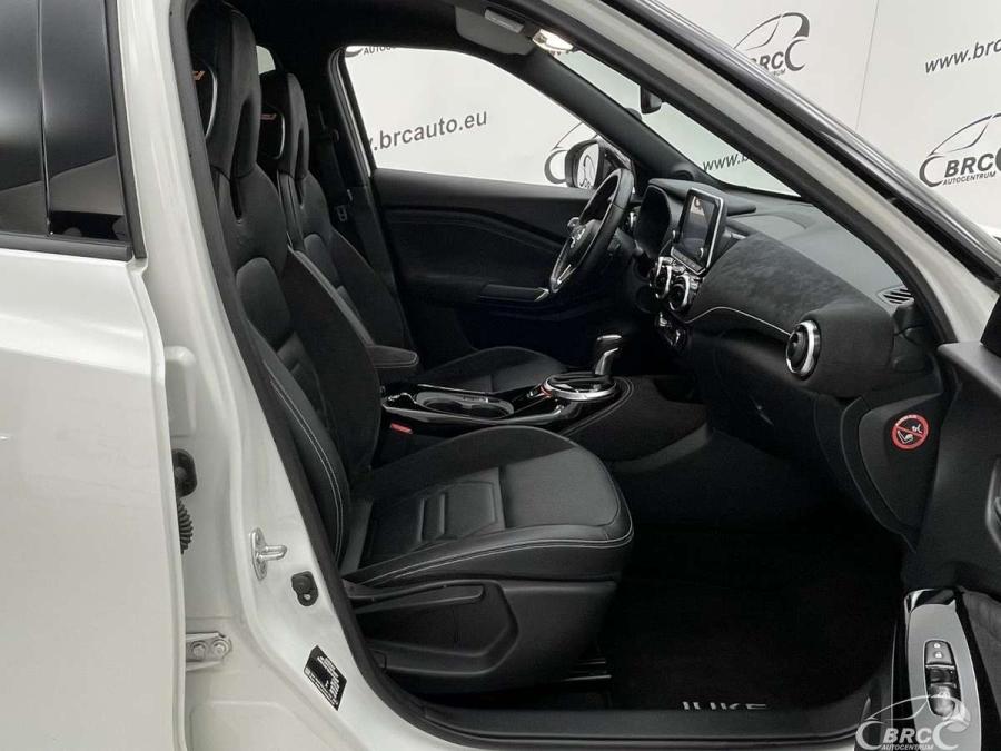 White Nissan Juke 2020 in Vilnius, with an engine capacity of 1.00 L and mileage of 136 thousand km for 10900 €, photo 6 on AUTOMOTO.COM.LV