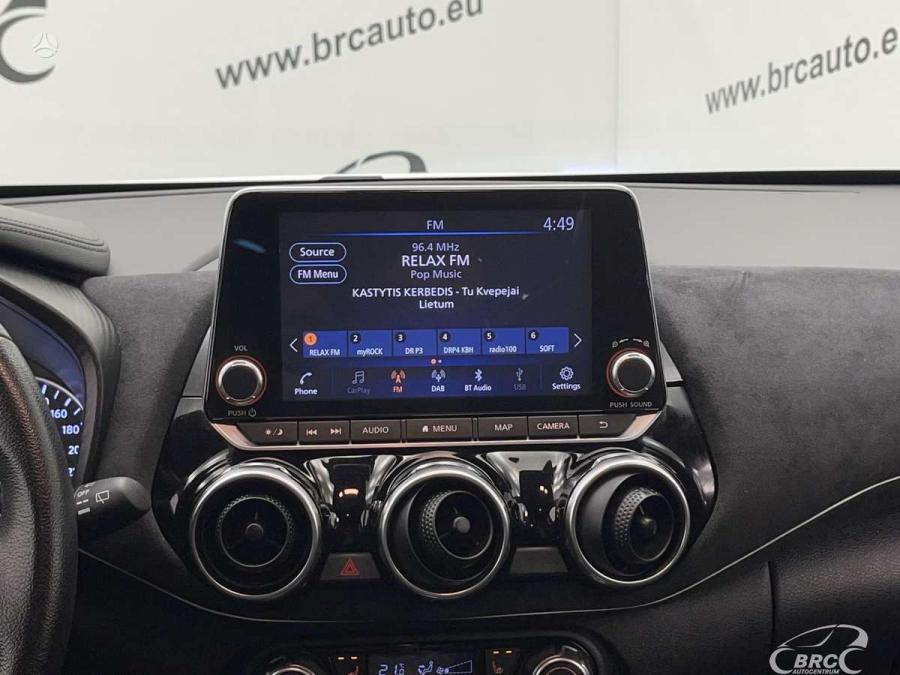 White Nissan Juke 2020 in Vilnius, with an engine capacity of 1.00 L and mileage of 136 thousand km for 10900 €, photo 19 on AUTOMOTO.COM.LV