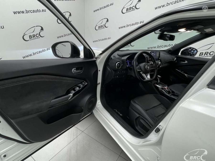 White Nissan Juke 2020 in Vilnius, with an engine capacity of 1.00 L and mileage of 136 thousand km for 10900 €, photo 22 on AUTOMOTO.COM.LV