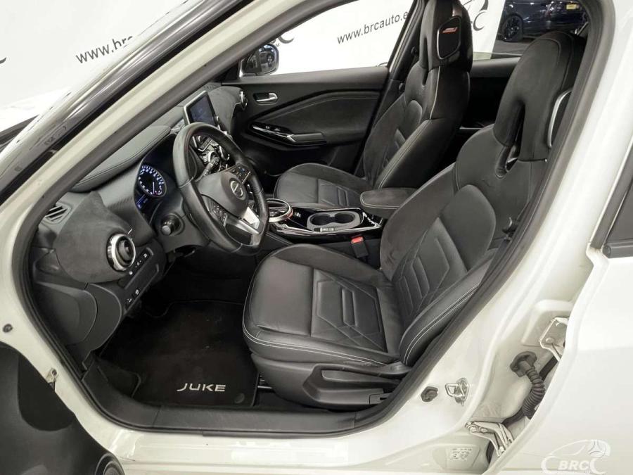 White Nissan Juke 2020 in Vilnius, with an engine capacity of 1.00 L and mileage of 136 thousand km for 10900 €, photo 24 on AUTOMOTO.COM.LV