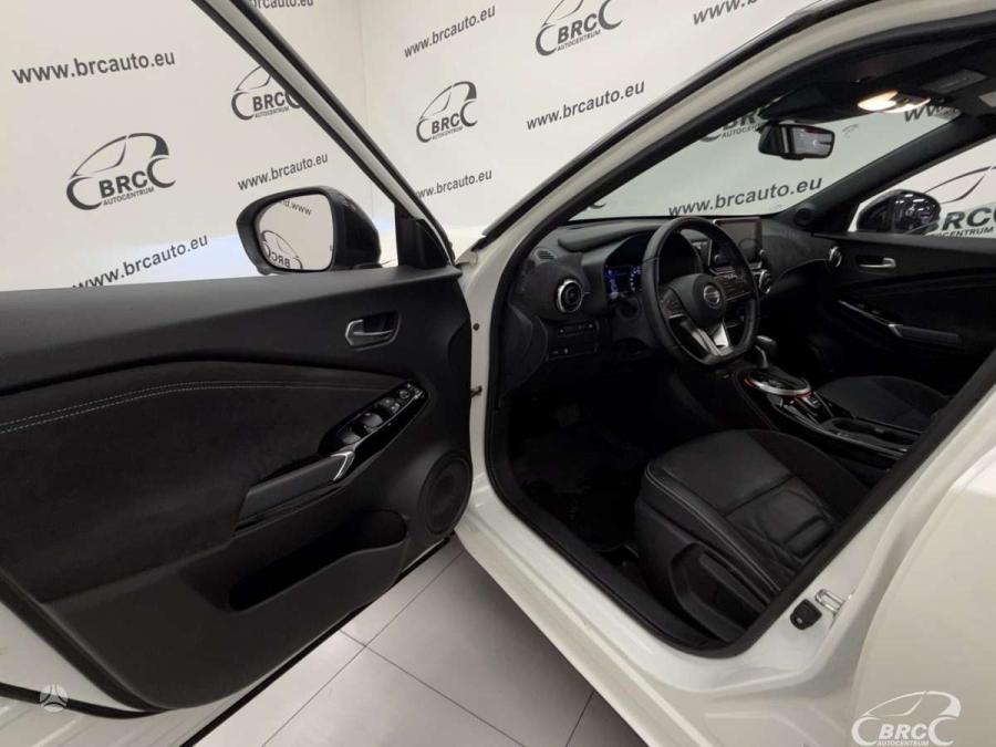 White Nissan Juke 2021 in Vilnius, with an engine capacity of 1.00 L and mileage of 48 thousand km for 15500 €, photo 20 on AUTOMOTO.COM.LV