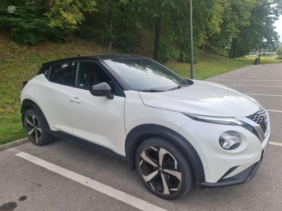 Balts Nissan Juke 2021 Kauņa, ar dzinēja tilpumu 1.00 L un nobraukumu 51 tūkst. km par 15900 €, foto 3 vietnē AUTOMOTO.COM.LV