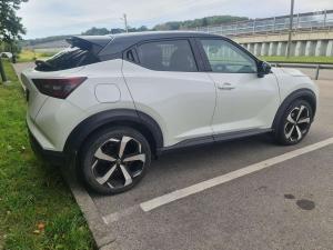 Balts Nissan Juke 2021 Kauņa, ar dzinēja tilpumu 1.00 L un nobraukumu 51 tūkst. km par 15900 €, foto 4 vietnē AUTOMOTO.COM.LV