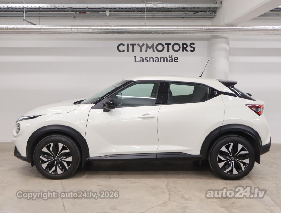 White Nissan Juke 2021 in Tallinn, with an engine capacity of 1.00 L and mileage of 45 thousand km for 13900 €, photo 3 on AUTOMOTO.COM.LV