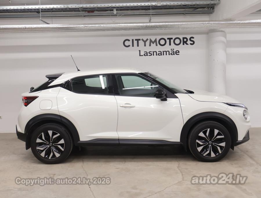 White Nissan Juke 2021 in Tallinn, with an engine capacity of 1.00 L and mileage of 45 thousand km for 13900 €, photo 6 on AUTOMOTO.COM.LV