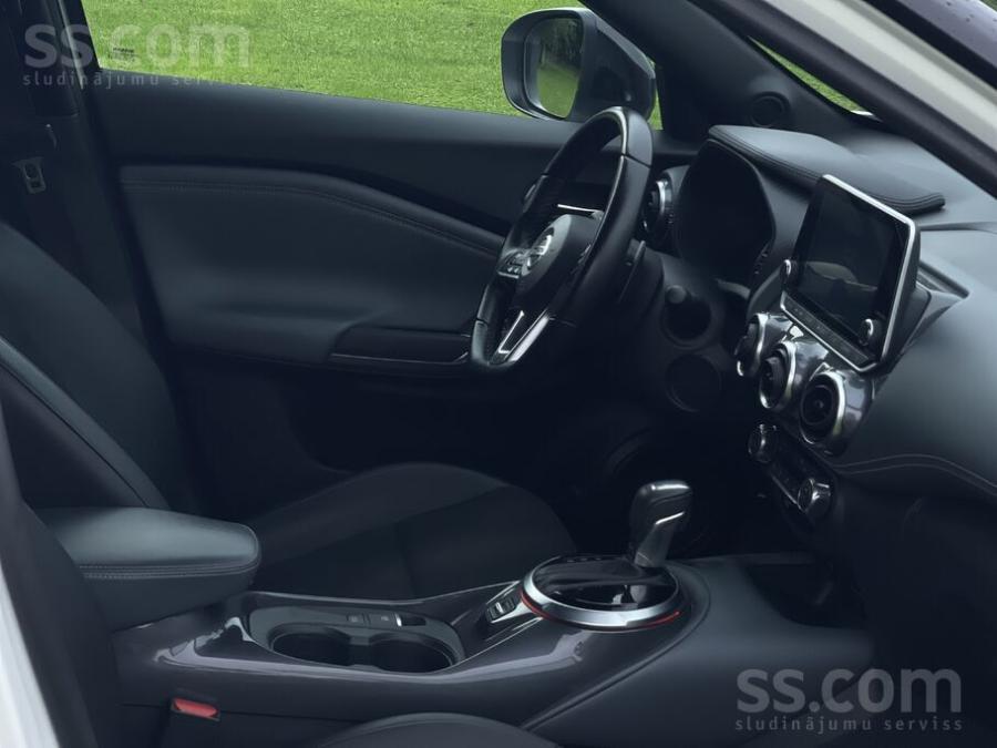 White Nissan Juke 2022 in Riga, with an engine capacity of 1.00 L and mileage of 68 thousand km for 14500 €, photo 16 on AUTOMOTO.COM.LV