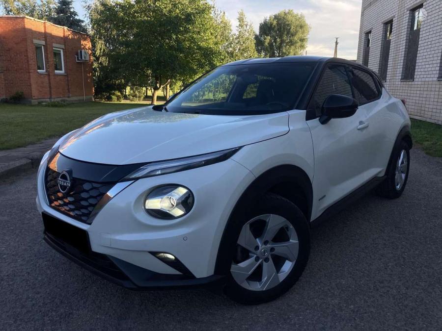 Balts Nissan Juke 2023 Marijampole, ar dzinēja tilpumu 1.60 L un nobraukumu 51 tūkst. km par 17350 €, foto 3 vietnē AUTOMOTO.COM.LV