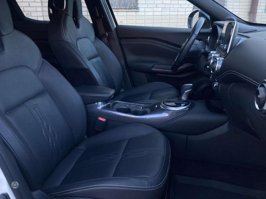 Balts Nissan Juke 2023 Marijampole, ar dzinēja tilpumu 1.60 L un nobraukumu 51 tūkst. km par 17350 €, foto 23 vietnē AUTOMOTO.COM.LV