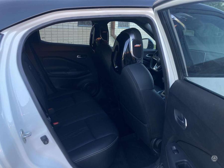 Balts Nissan Juke 2023 Marijampole, ar dzinēja tilpumu 1.60 L un nobraukumu 51 tūkst. km par 17350 €, foto 27 vietnē AUTOMOTO.COM.LV