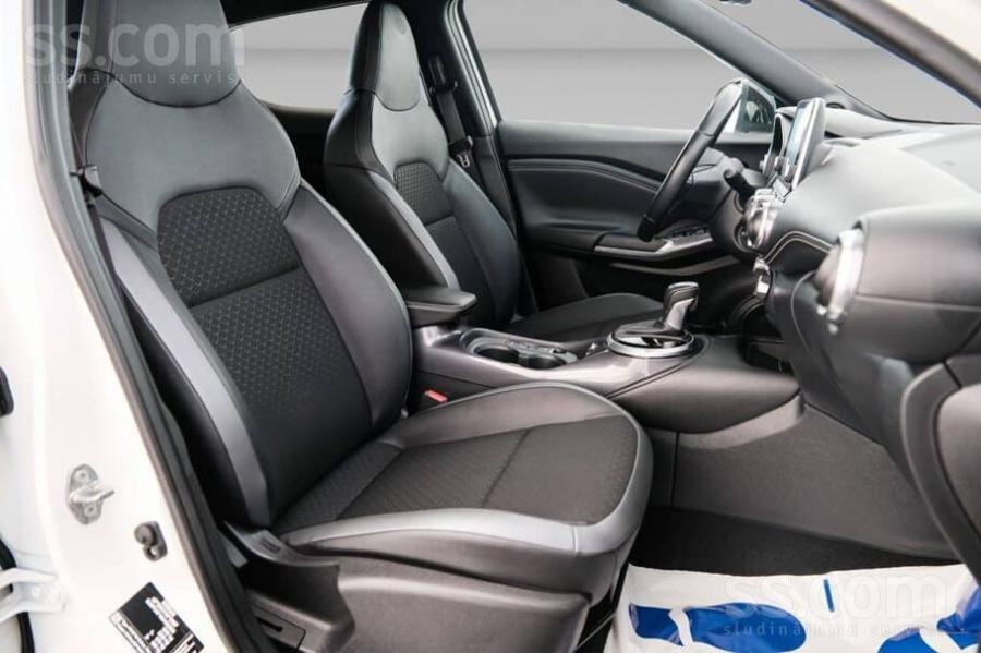 Balts Nissan Juke 2023 Rīga, ar dzinēja tilpumu 1.60 L un nobraukumu 0 tūkst. km par 14490 €, foto 9 vietnē AUTOMOTO.COM.LV