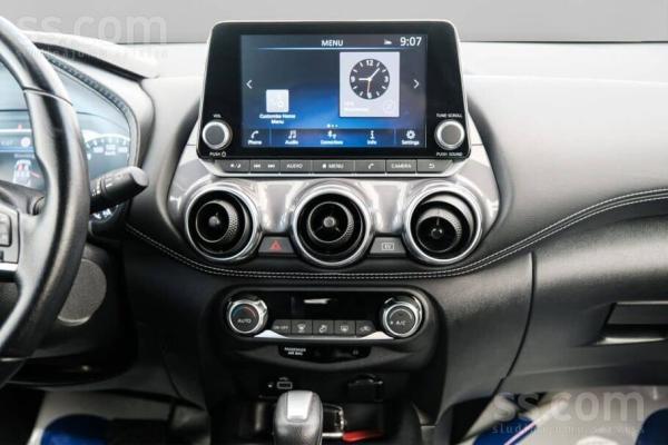 White Nissan Juke 2023 in Riga, with an engine capacity of 1.60 L and mileage of 0 thousand km for 14490 €, photo 10 on AUTOMOTO.COM.LV
