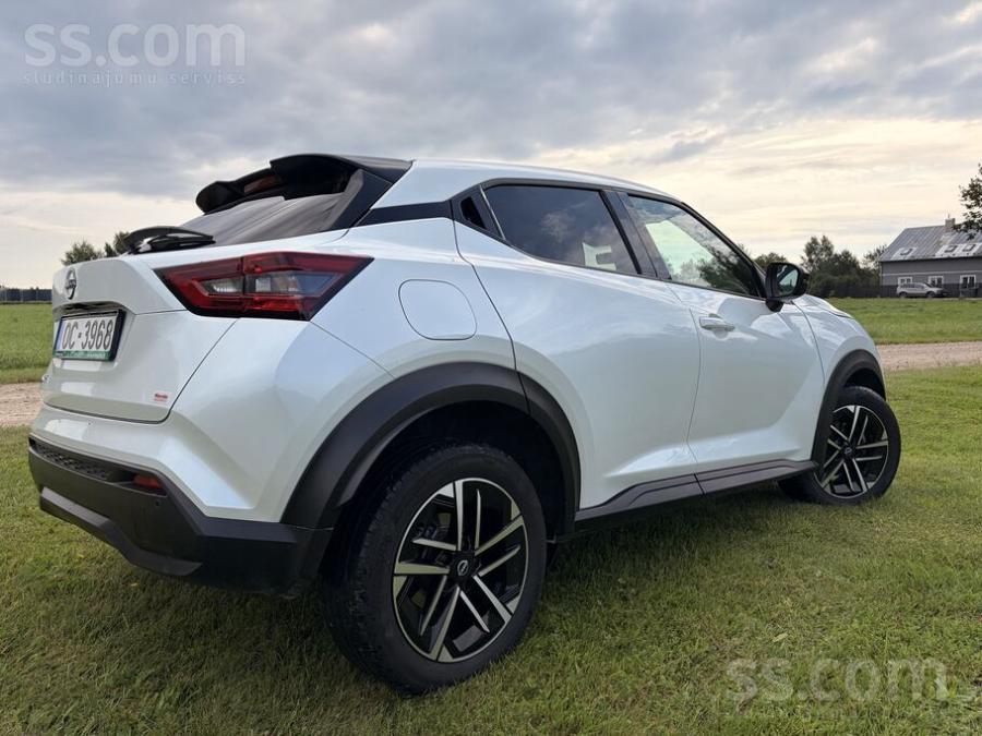 White Nissan Juke 2025 in Riga, with an engine capacity of 1.00 L and mileage of 60 thousand km for 17000 €, photo 12 on AUTOMOTO.COM.LV