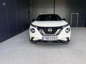 White Nissan Juke 2025 in Vilnius, with an engine capacity of 1.00 L and mileage of 33 thousand km for 13650 €, photo 4 on AUTOMOTO.COM.LV