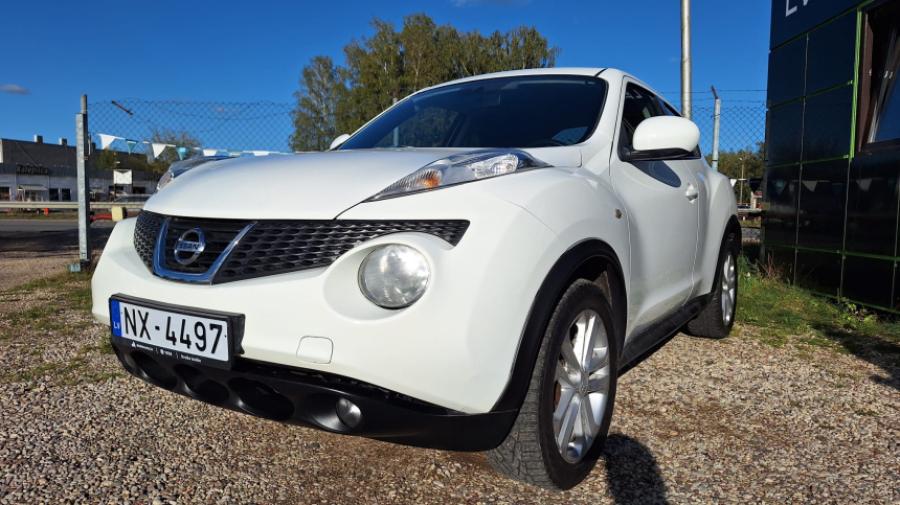 Balts Nissan Juke 2012 Rīga, ar dzinēja tilpumu 1.60 L un nobraukumu 245 tūkst. km par 5490 €, foto 1 vietnē AUTOMOTO.COM.LV