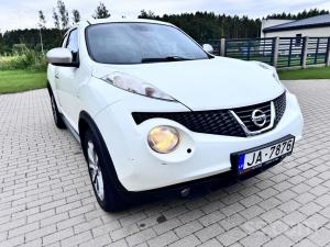Balts Nissan Juke 2012 Rīga, ar dzinēja tilpumu 1.60 L un nobraukumu 165 tūkst. km par 6500 €, foto  vietnē AUTOMOTO.COM.LV
