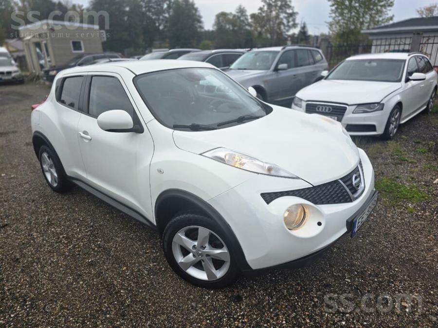 Balts Nissan Juke 2012 Rīga, ar dzinēja tilpumu 1.60 L un nobraukumu 0 tūkst. km par 5500 €, foto 1 vietnē AUTOMOTO.COM.LV