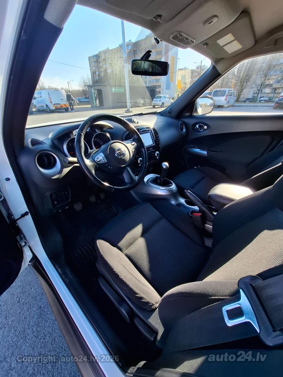 Balts Nissan Juke 2013 Tallina, ar dzinēja tilpumu 1.60 L un nobraukumu 205 tūkst. km par 4700 €, foto 12 vietnē AUTOMOTO.COM.LV