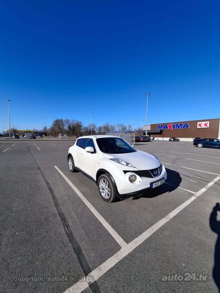 Balts Nissan Juke 2013 Tallina, ar dzinēja tilpumu 1.60 L un nobraukumu 205 tūkst. km par 4700 €, foto 16 vietnē AUTOMOTO.COM.LV