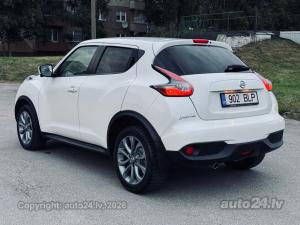 White Nissan Juke 2014 in Tallinn, with an engine capacity of 1.60 L and mileage of 112 thousand km for 7490 €, photo 5 on AUTOMOTO.COM.LV