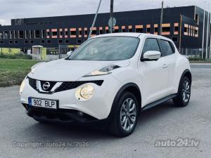 White Nissan Juke 2014 in Tallinn, with an engine capacity of 1.60 L and mileage of 112 thousand km for 7490 €, photo 7 on AUTOMOTO.COM.LV