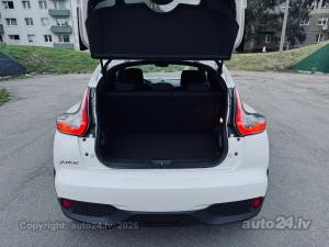 White Nissan Juke 2014 in Tallinn, with an engine capacity of 1.60 L and mileage of 112 thousand km for 7490 €, photo 11 on AUTOMOTO.COM.LV