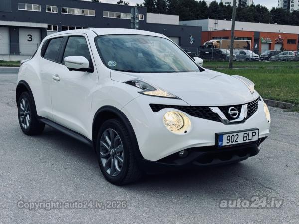 Balts Nissan Juke 2014 Tallina, ar dzinēja tilpumu 1.60 L un nobraukumu 112 tūkst. km par 7490 €, foto 1 vietnē AUTOMOTO.COM.LV