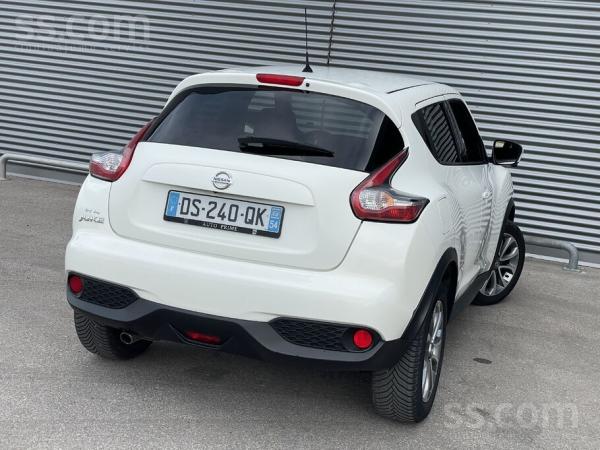 White Nissan Juke 2015 in Riga, with an engine capacity of 1.20 L and mileage of 168 thousand km for 6999 €, photo 3 on AUTOMOTO.COM.LV