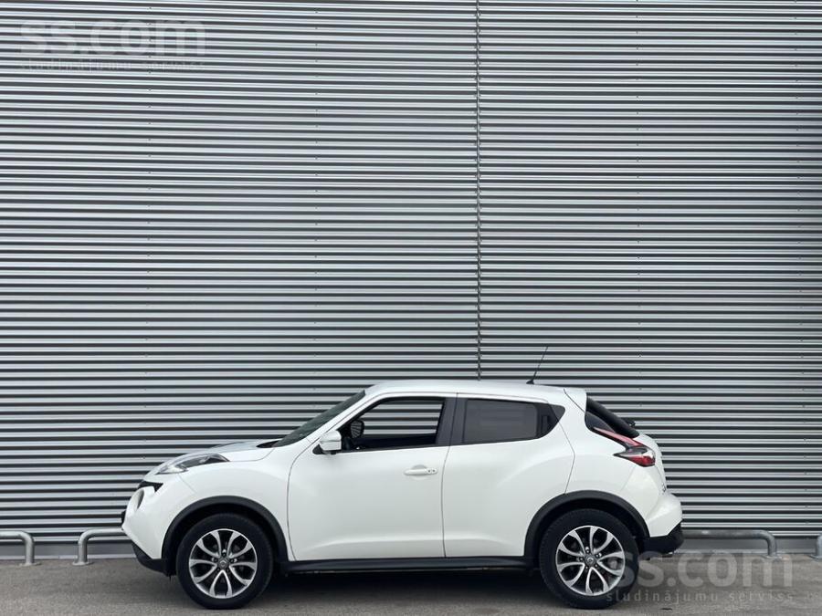 Balts Nissan Juke 2015 Rīga, ar dzinēja tilpumu 1.20 L un nobraukumu 168 tūkst. km par 6999 €, foto 7 vietnē AUTOMOTO.COM.LV
