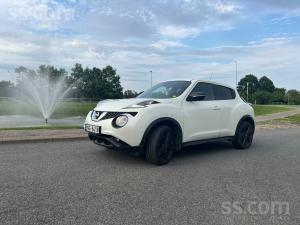 White Nissan Juke 2015 in Valmiera, with an engine capacity of 1.60 L and mileage of 192 thousand km for 7800 €, photo  on AUTOMOTO.COM.LV