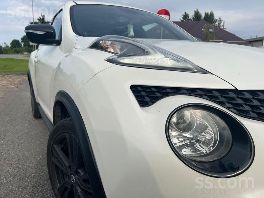 Balts Nissan Juke 2015 Valmiera, ar dzinēja tilpumu 1.60 L un nobraukumu 192 tūkst. km par 7800 €, foto 6 vietnē AUTOMOTO.COM.LV