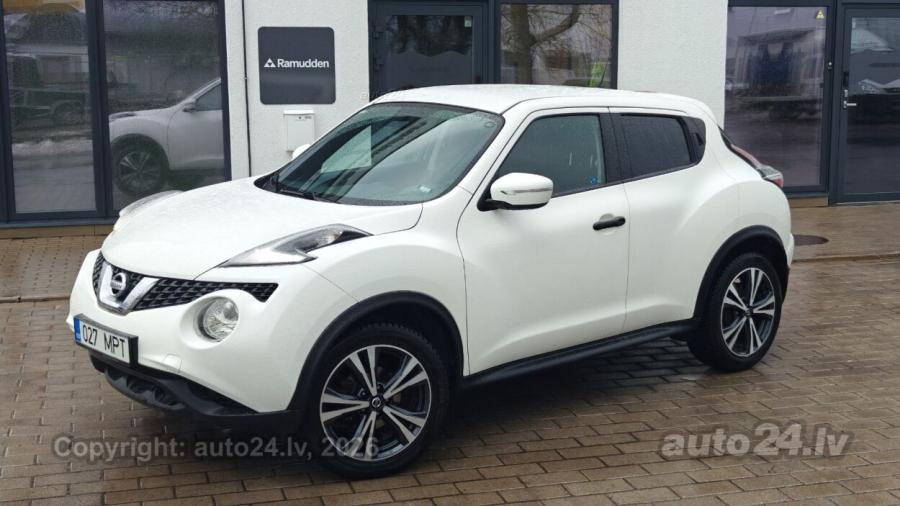 White Nissan Juke 2016 in Tallinn, with an engine capacity of 1.60 L and mileage of 120 thousand km for 8800 €, photo 1 on AUTOMOTO.COM.LV