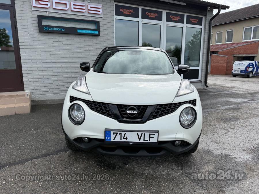 Balts Nissan Juke 2016 Rapla, ar dzinēja tilpumu 1.60 L un nobraukumu 110 tūkst. km par 7990 €, foto 3 vietnē AUTOMOTO.COM.LV