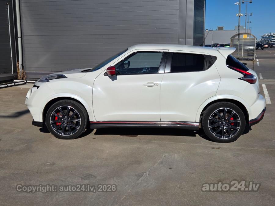 White Nissan Juke 2016 in Tallinn, with an engine capacity of 1.60 L and mileage of 120 thousand km for 12000 €, photo 6 on AUTOMOTO.COM.LV