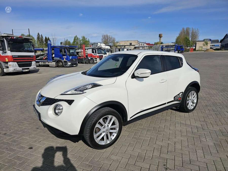 White Nissan Juke 2016 in Taurage, with an engine capacity of 1.50 L and mileage of 261 thousand km for 5700 €, photo 3 on AUTOMOTO.COM.LV