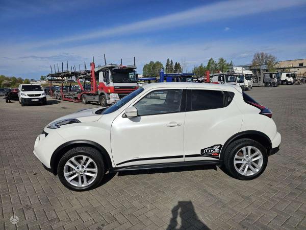 Balts Nissan Juke 2016 Tauragė, ar dzinēja tilpumu 1.50 L un nobraukumu 261 tūkst. km par 5700 €, foto 3 vietnē AUTOMOTO.COM.LV