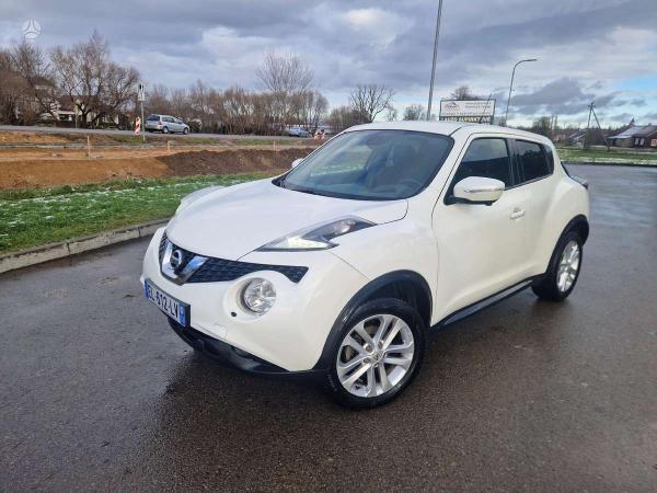 Balts Nissan Juke 2017 Tauragė, ar dzinēja tilpumu 1.20 L un nobraukumu 124 tūkst. km par 6700 €, foto 2 vietnē AUTOMOTO.COM.LV