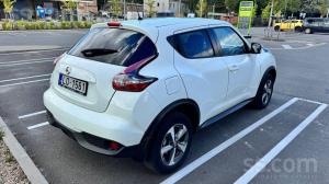White Nissan Juke 2018 in Riga, with an engine capacity of 1.60 L and mileage of 152 thousand km for 7500 €, photo 7 on AUTOMOTO.COM.LV