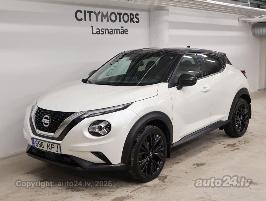 Balts Nissan Juke 2021 Tallina, ar dzinēja tilpumu 1.00 L un nobraukumu 59 tūkst. km par 13900 €, foto 1 vietnē AUTOMOTO.COM.LV