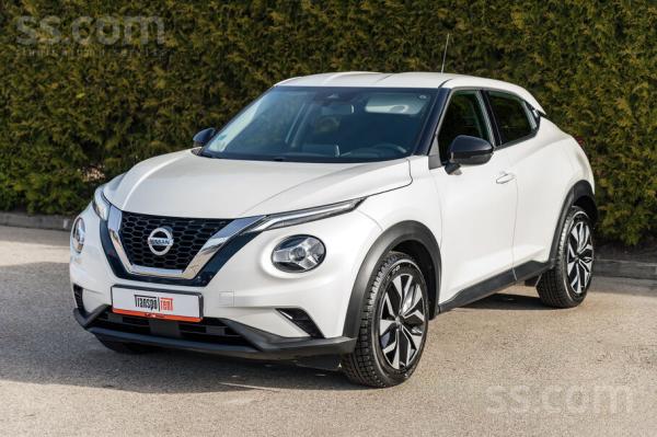 Balts Nissan Juke 2022 Rīga, ar dzinēja tilpumu 1.00 L un nobraukumu 63 tūkst. km par 13650 €, foto 1 vietnē AUTOMOTO.COM.LV