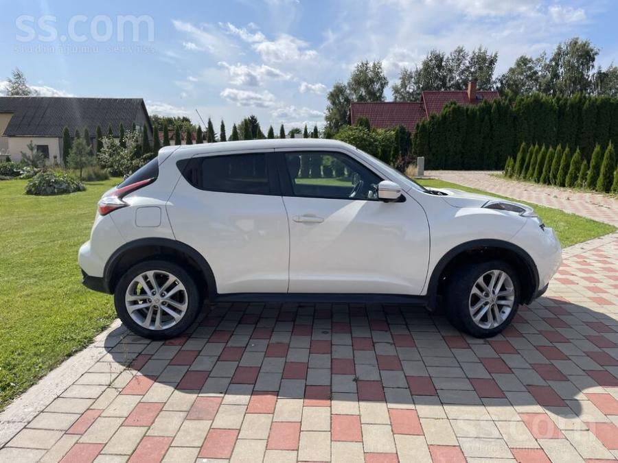 Balts Nissan Juke 2015 Ogre, ar dzinēja tilpumu 1.60 L un nobraukumu 114 tūkst. km par 7950 €, foto 6 vietnē AUTOMOTO.COM.LV