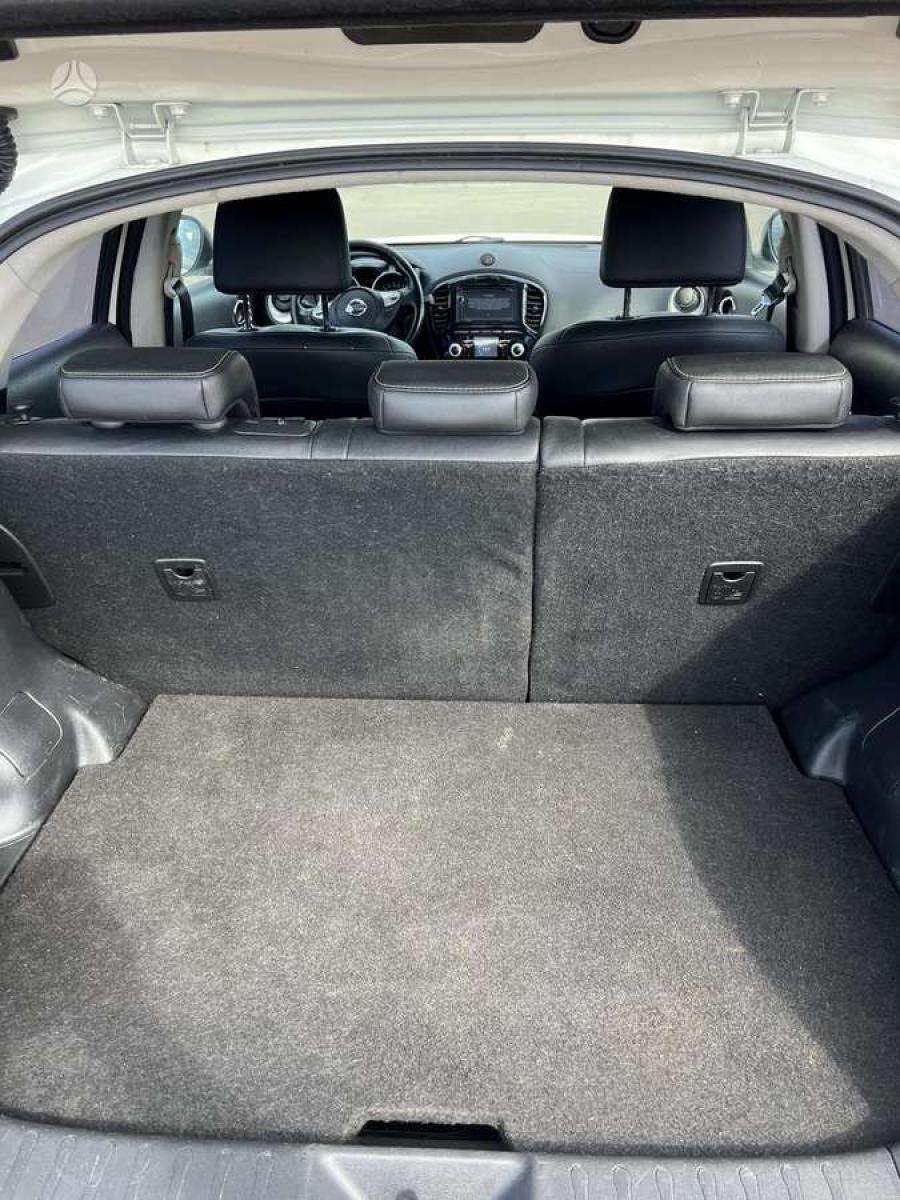 Balts Nissan Juke 2012 Panevēža, ar dzinēja tilpumu 1.46 L un nobraukumu 220 tūkst. km par 4100 €, foto 20 vietnē AUTOMOTO.COM.LV