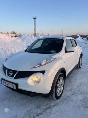 White Nissan Juke 2014 in Panevezys, with an engine capacity of 1.60 L and mileage of 94 thousand km for 5100 €, photo  on AUTOMOTO.COM.LV