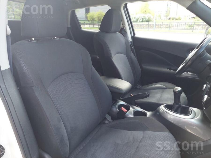 Balts Nissan Juke 2014 Daugavpils, ar dzinēja tilpumu 1.60 L un nobraukumu 102 tūkst. km par 6550 €, foto 6 vietnē AUTOMOTO.COM.LV