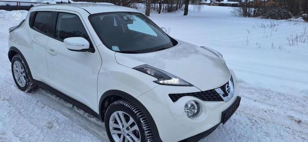 White Nissan Juke 2015 in Taurage, with an engine capacity of 1.50 L and mileage of 209 thousand km for 6200 €, photo 5 on AUTOMOTO.COM.LV