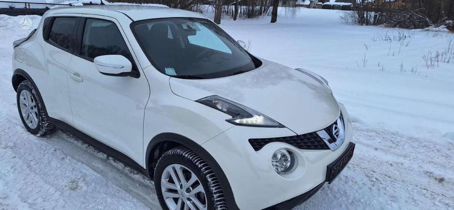 White Nissan Juke 2015 in Taurage, with an engine capacity of 1.50 L and mileage of 209 thousand km for 6200 €, photo 5 on AUTOMOTO.COM.LV
