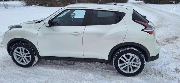 White Nissan Juke 2015 in Taurage, with an engine capacity of 1.50 L and mileage of 209 thousand km for 6200 €, photo 6 on AUTOMOTO.COM.LV