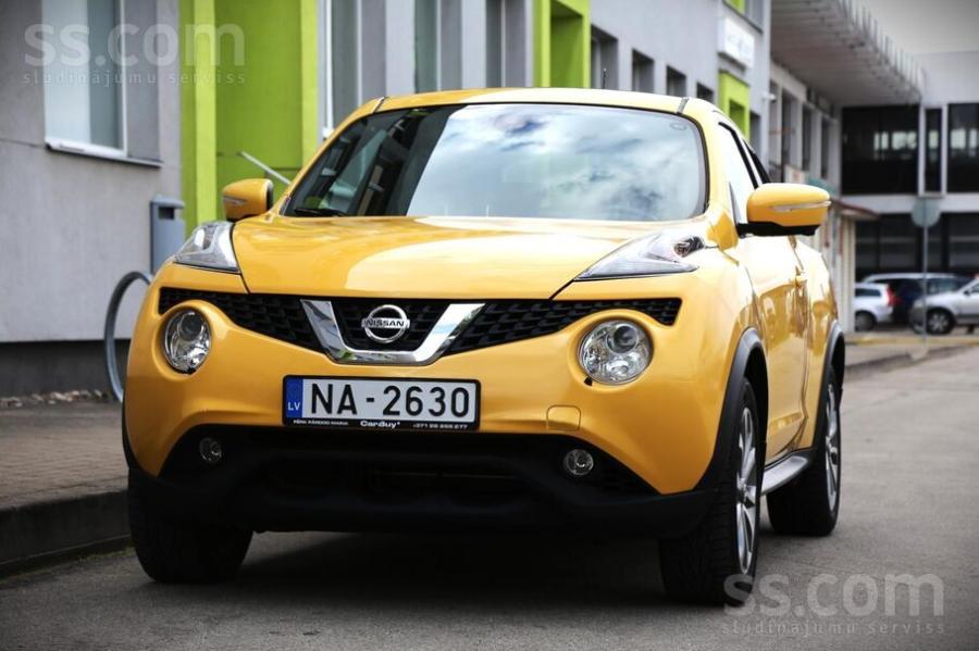 Dzeltens Nissan Juke 2014 Rīga, ar dzinēja tilpumu 1.60 L un nobraukumu 0 tūkst. km par 7200 €, foto 1 vietnē AUTOMOTO.COM.LV